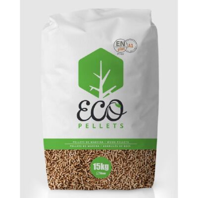 Pellets de Madeira - Palete 65 sacos de 15kg - Euro Pellets